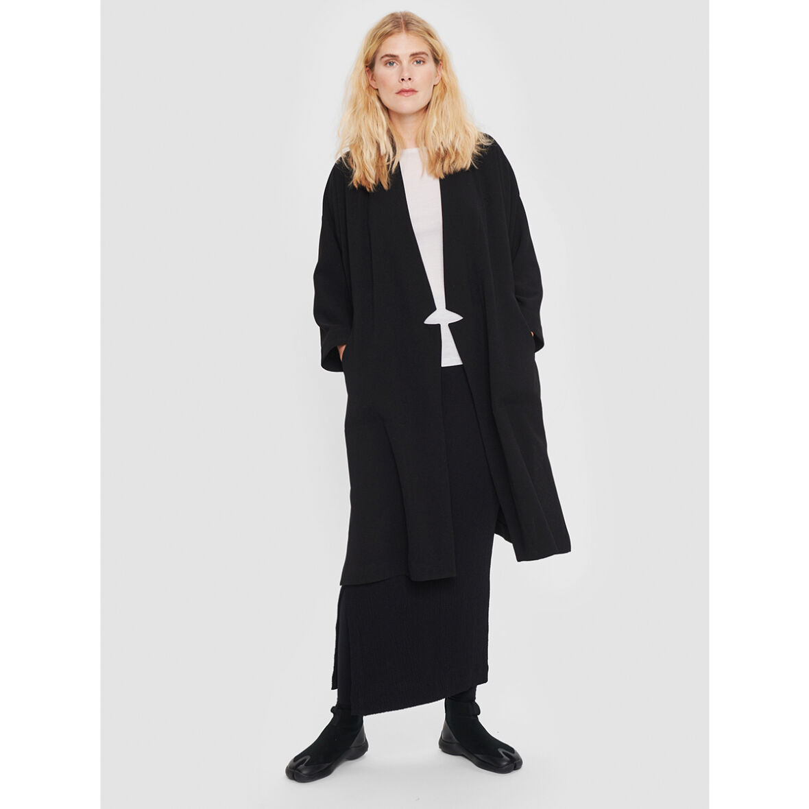 BITTE KAI RAND - Nami Crepe Kimoni Jakke 13169 Black - Jydepotten.dk