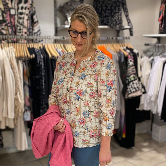 PBO - Bali Bluse Botanical - Jydepotten.dk - Fri Fragt Over 499,-