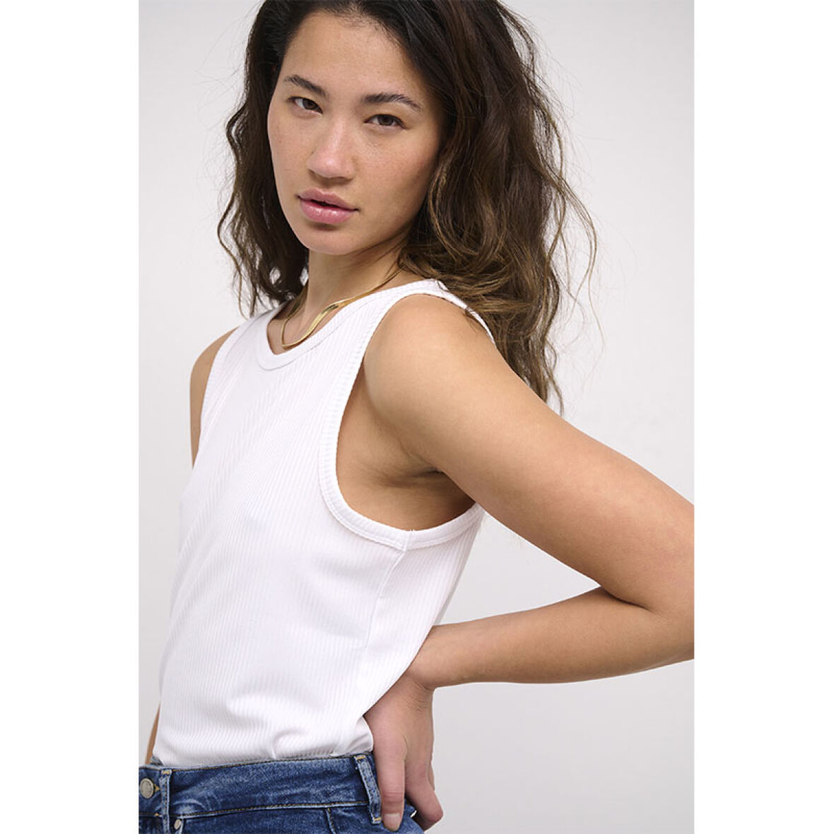 MY ESSENTIAL WARDROBE - Kate Top Bright White 10703837 - Jydepotten.dk