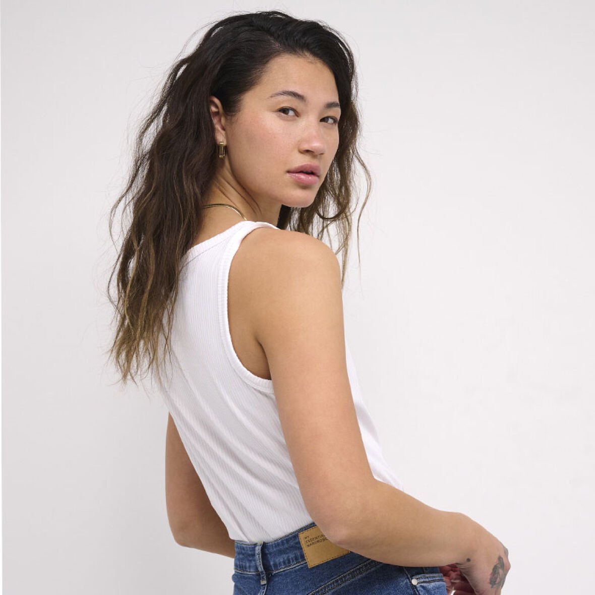 MY ESSENTIAL WARDROBE - Kate Top Bright White 10703837 - Jydepotten.dk