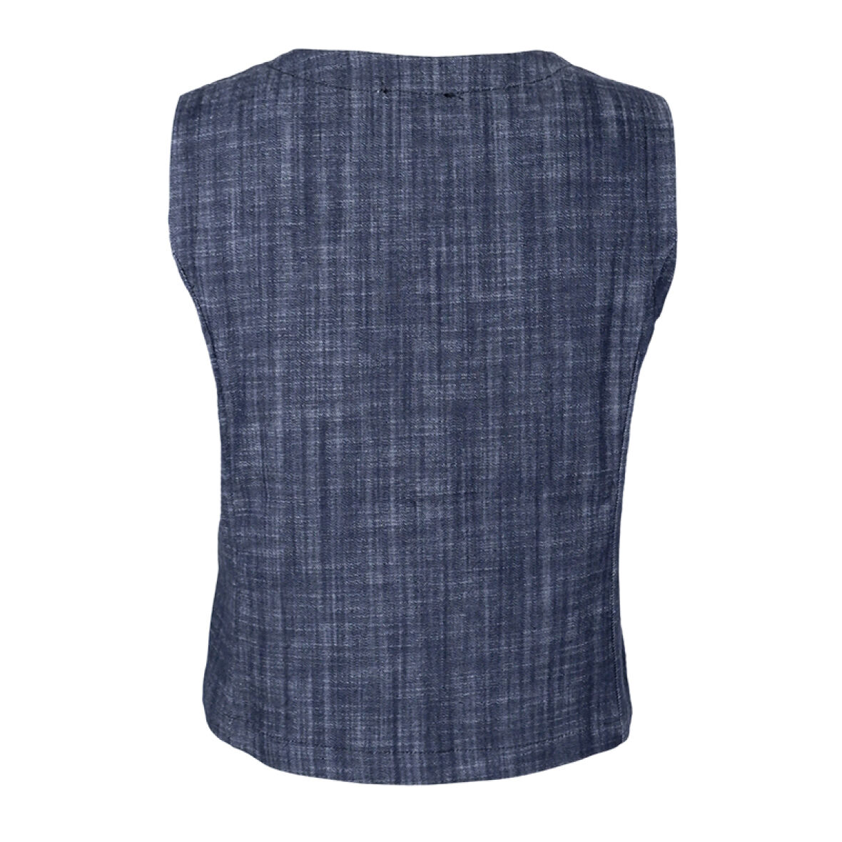 BLACK COLOUR - Box Vest Navy Denim 40500 - Jydepotten.dk