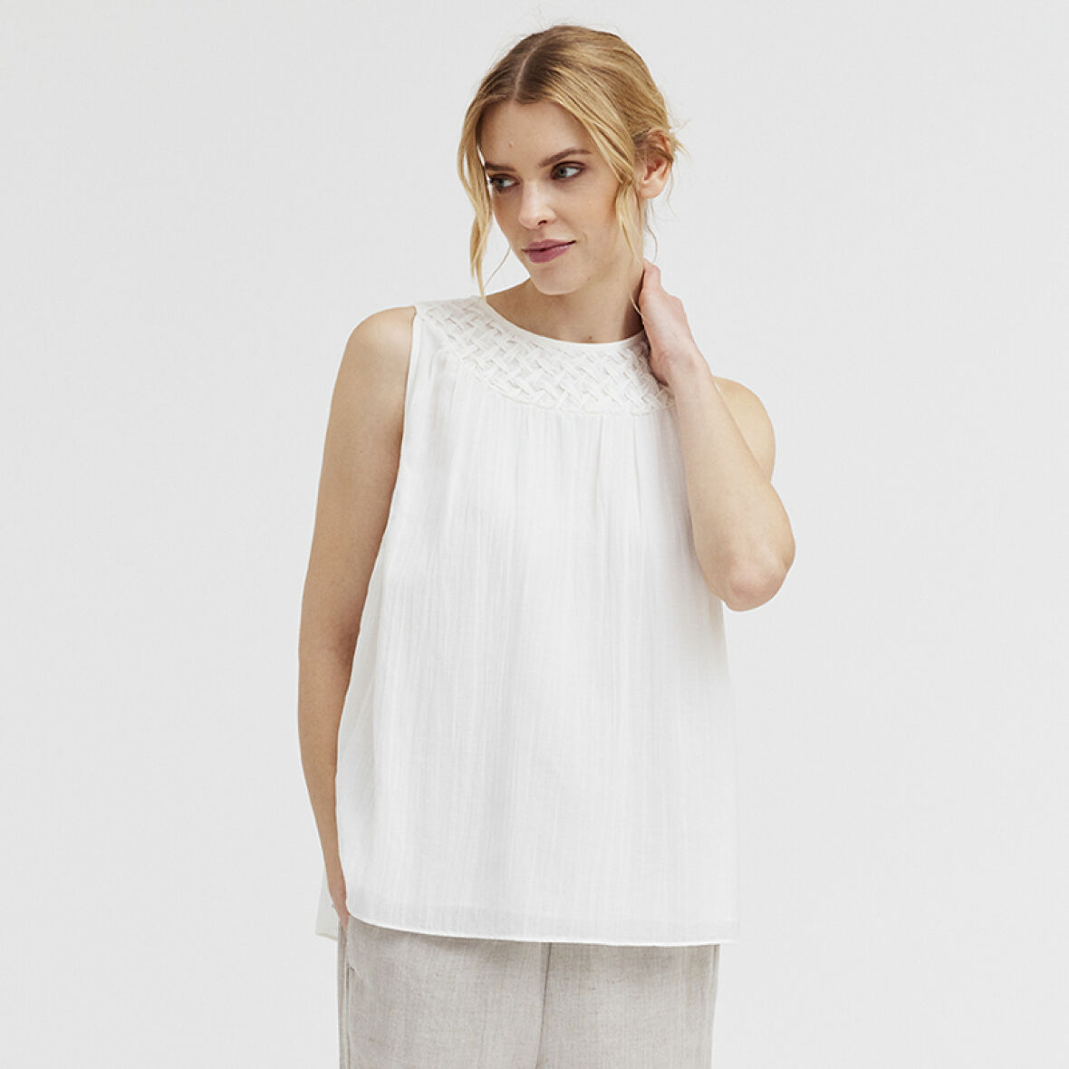 GUSTAV - Aisa Top 53615 White - Jydepotten.dk
