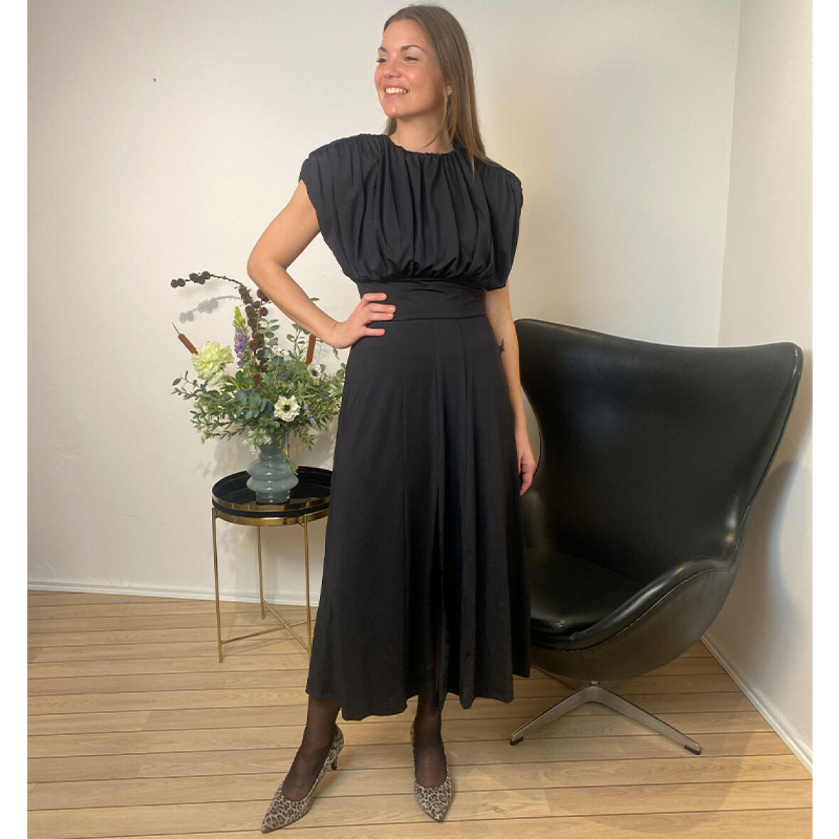 CO'COUTURE - Cattia sort kjole 36415 - Jydepotten.dk