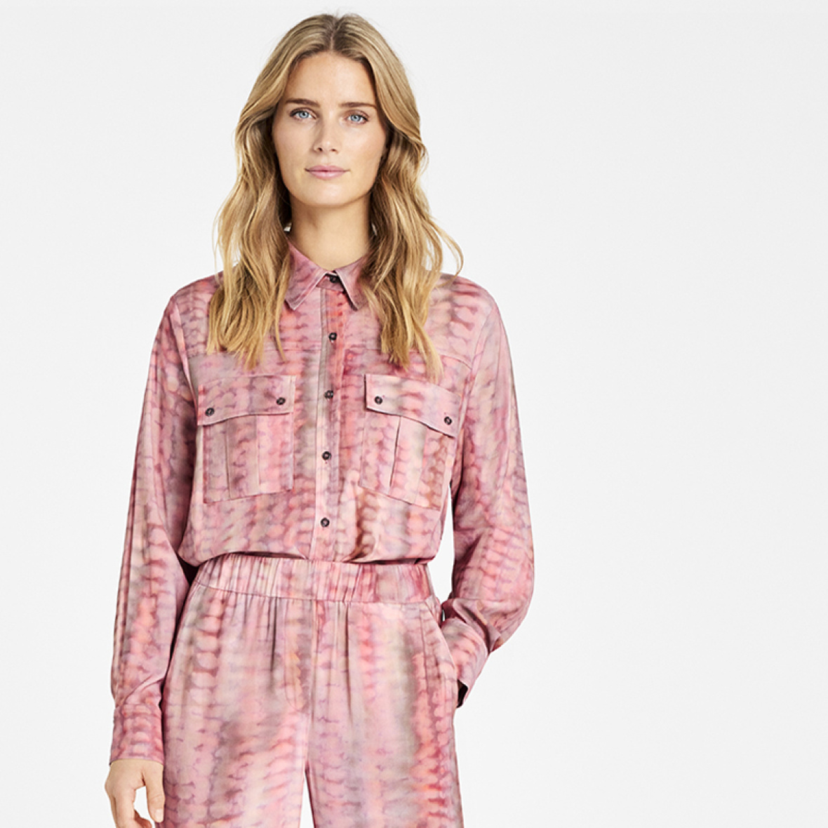 GUSTAV - Iiona skjorte 60648 red tones - Jydepotten.dk