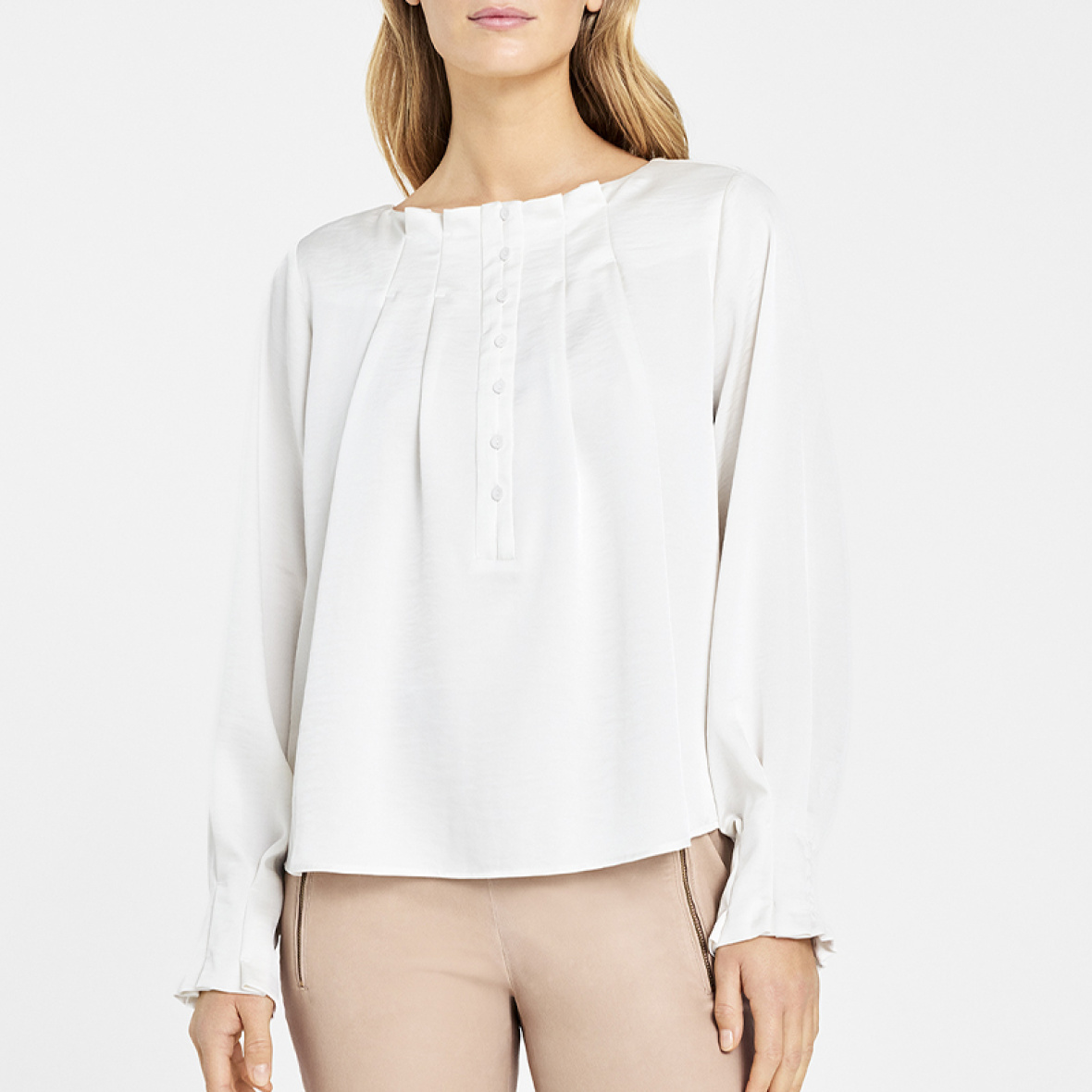 GUSTAV - Lisette bluse 60649 white - Jydepotten.dk