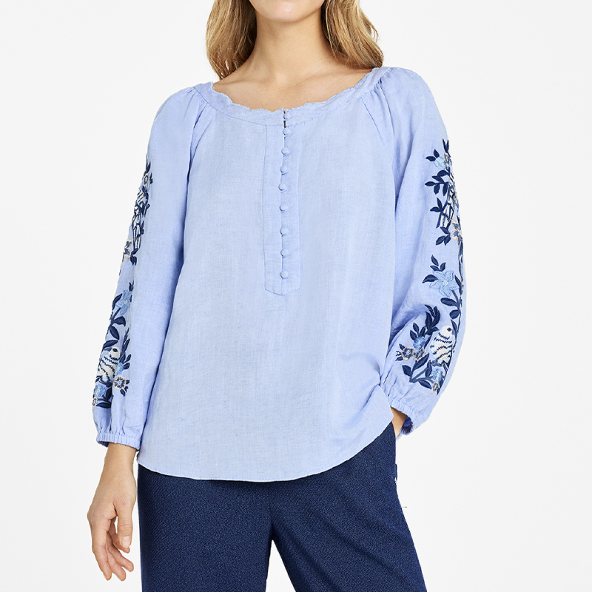 GUSTAV - Annebell bluse 60658 vista blue - Jydepotten.dk